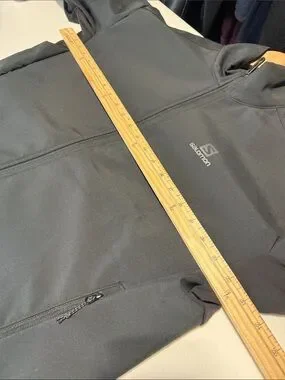 Salomon | Jackets & Coats | Salomon Mens Black Performance Softshell ...